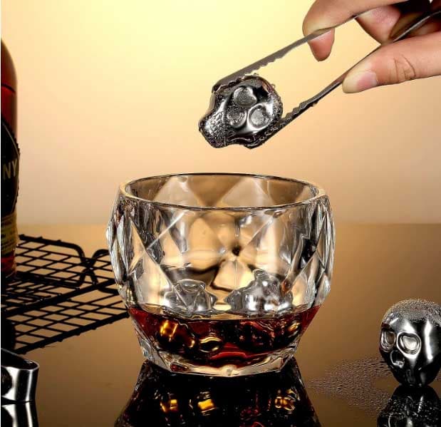 Skull Whisky Glass, Cold Stone & Tongs Gift Set – CHEF SUPPLY CO
