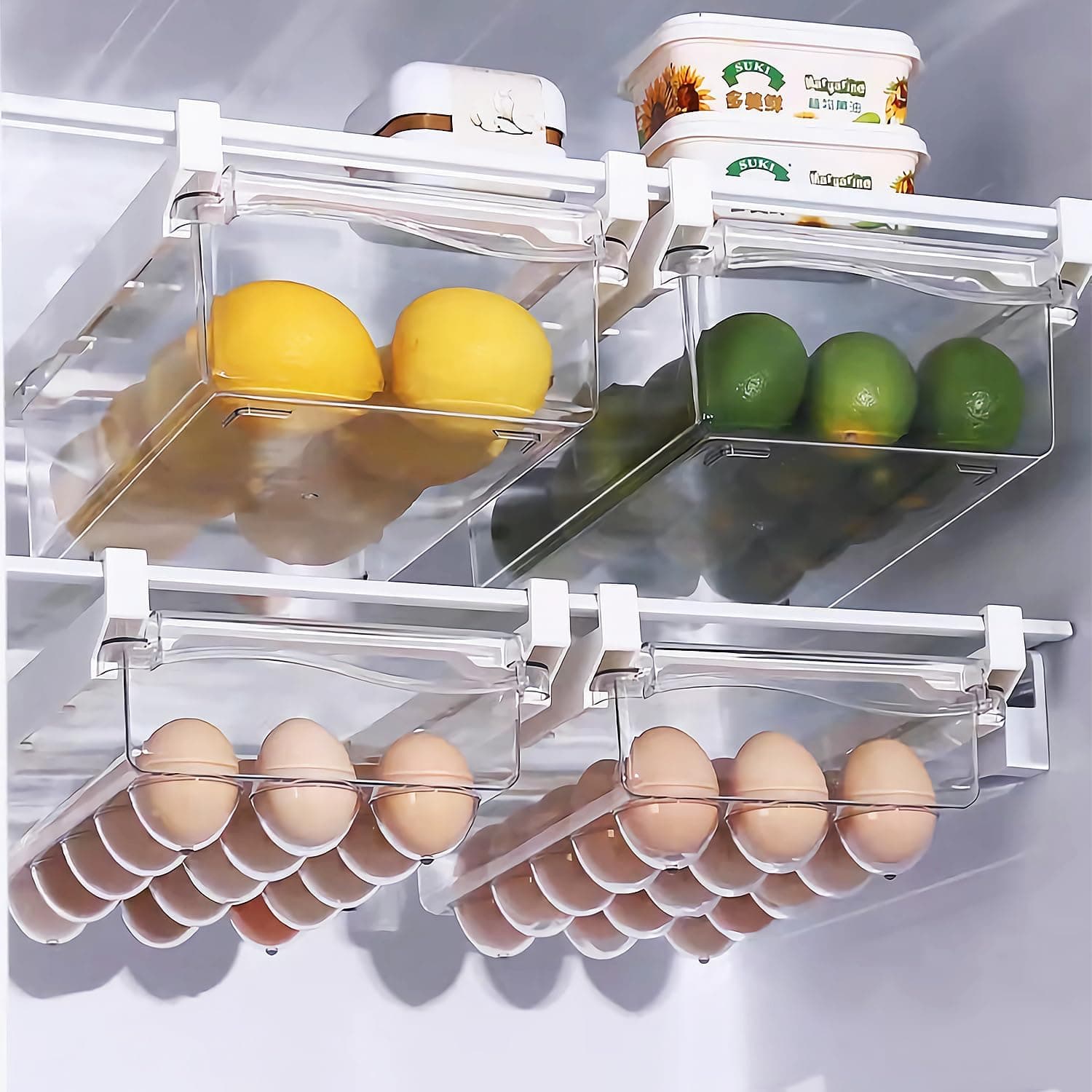 Fridge Storage Bins 2Pack – CHEF SUPPLY CO